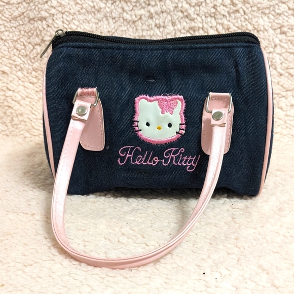 Hello Kitty | Accessories | Hello Kitty Blue Denim Small Purse | Poshmark